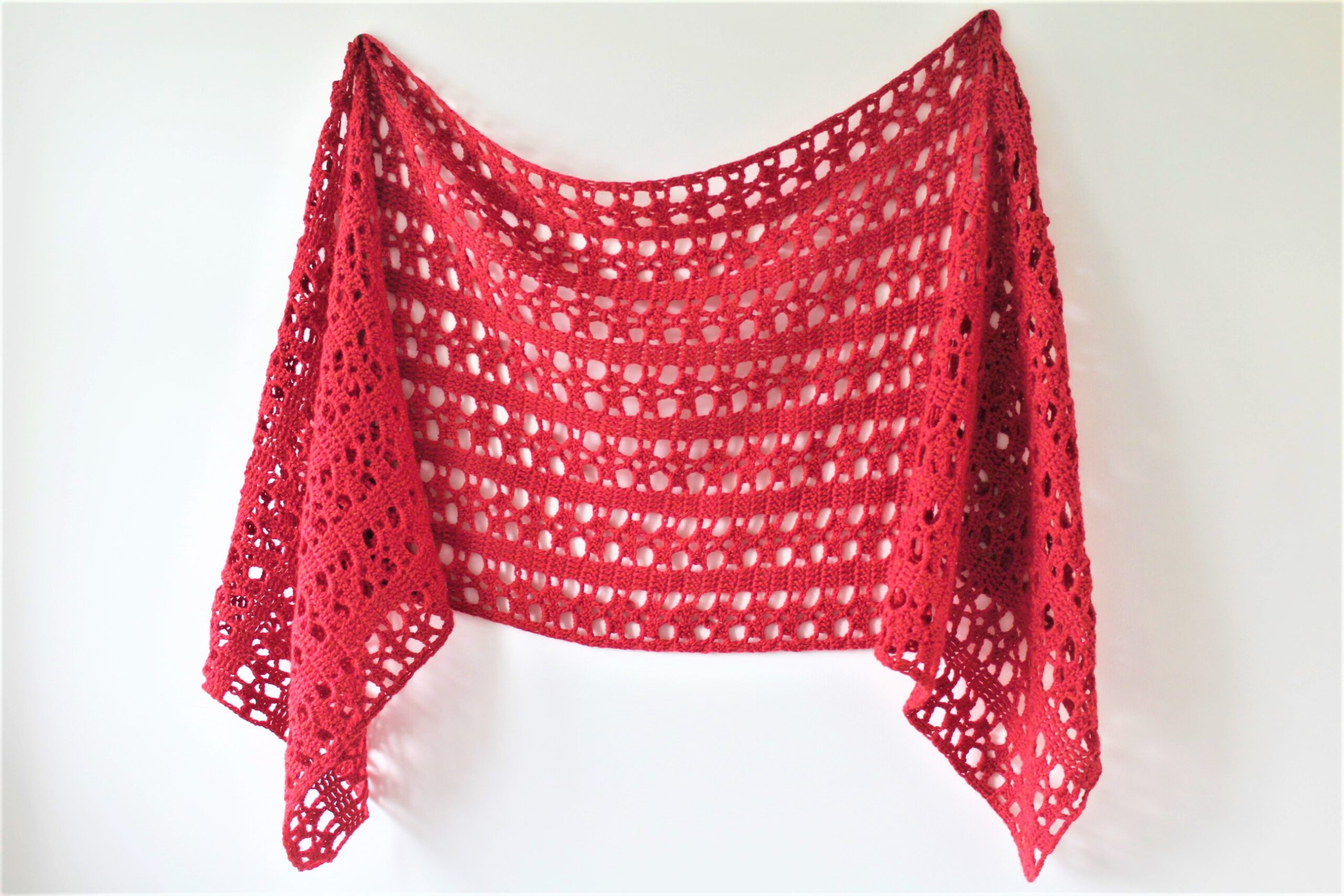 Lucia Sideways Shawl - Free Crochet Pattern - Truly Crochet