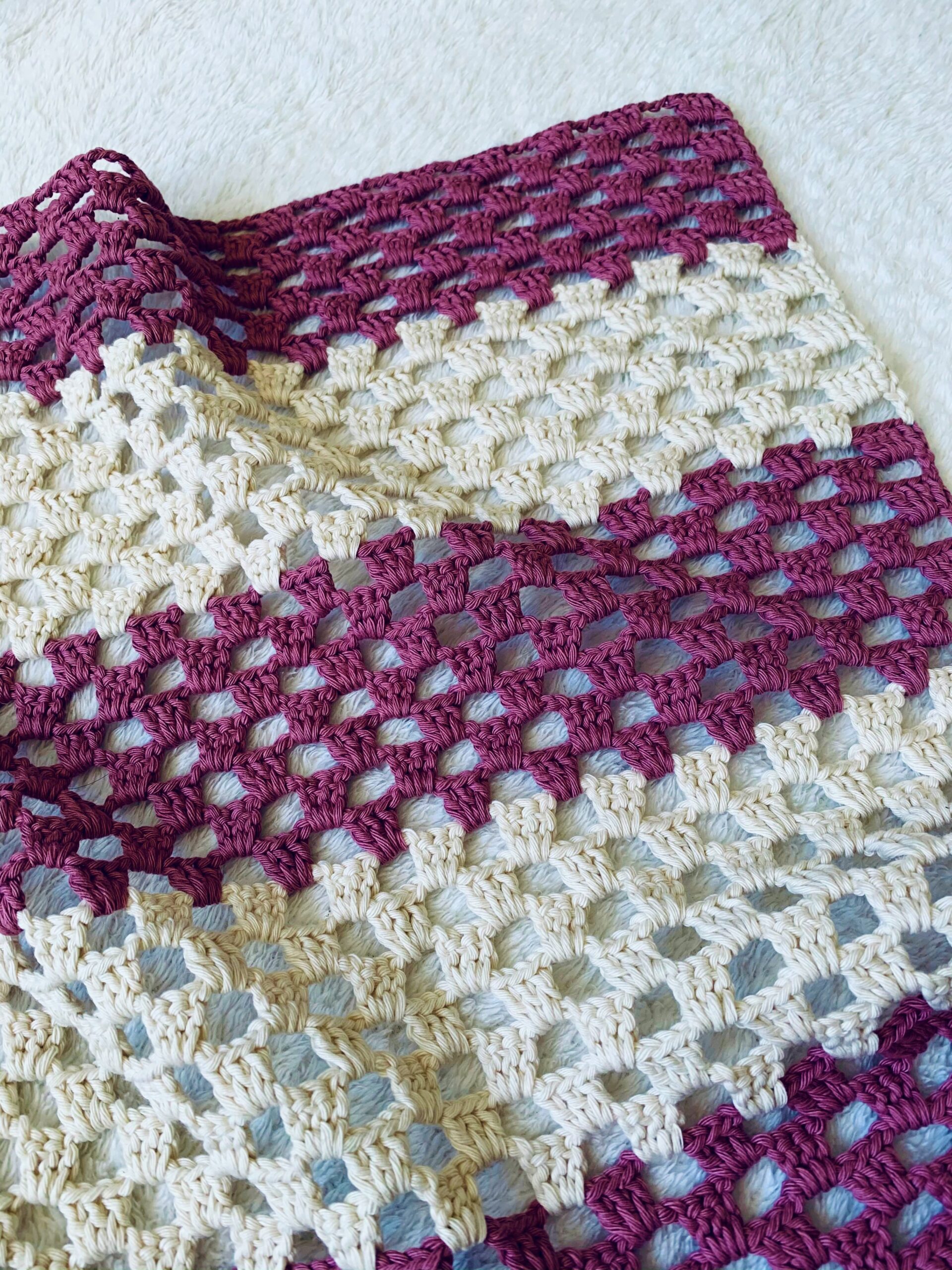 Nora Baby Blanket - Free Crochet Pattern - Truly Crochet