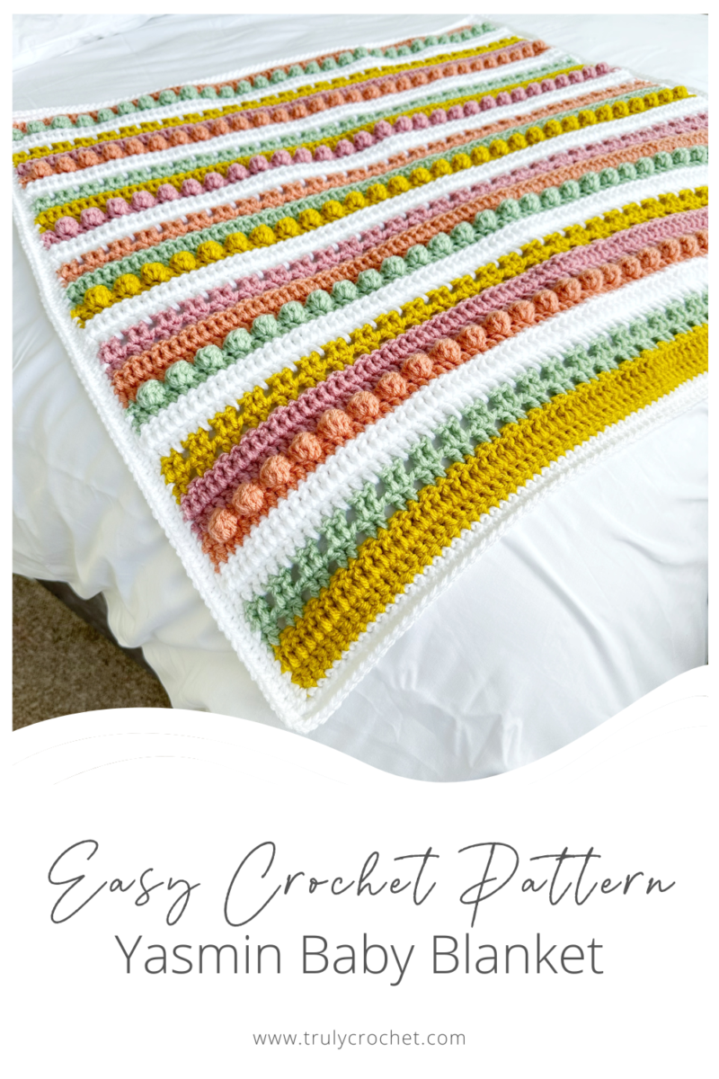 Yasmin Blanket Pattern - Free Crochet Pattern - Truly Crochet