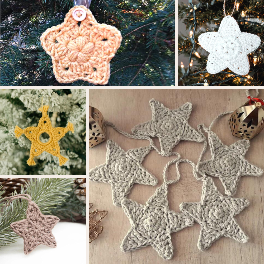 17 Christmas Star Crochet Patterns - 2023 Edition - Truly Crochet
