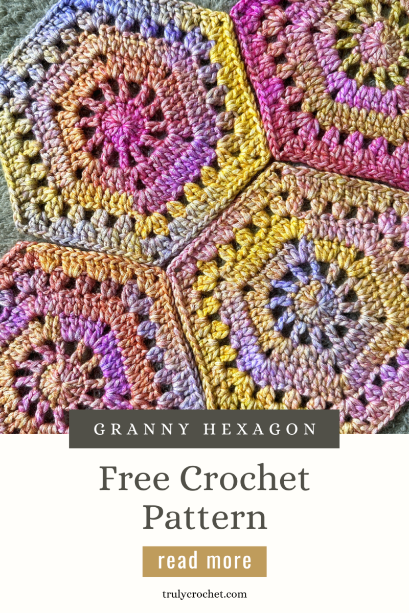 Spirit Granny Hexagon - Free Crochet Pattern - Truly Crochet