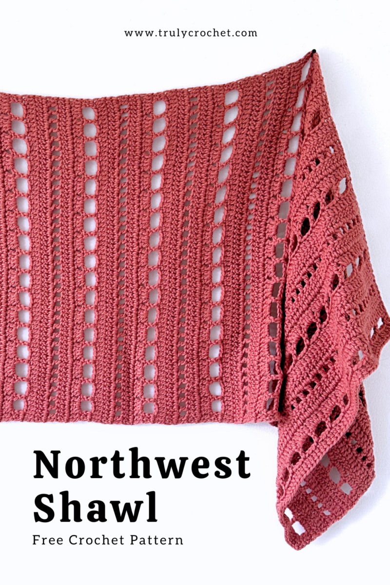 Northwest Shawl - Free Crochet Pattern - Truly Crochet